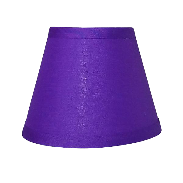 Crayon Colors Purplest Purple | Small Fabric Empire Shade – On The ...